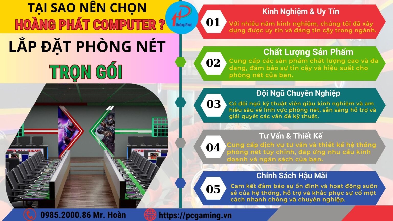 Chuyên Lắp Đặt Phòng Net Trọn Gói | Thi Công – Dịch Vụ – Thiết Kế ...
