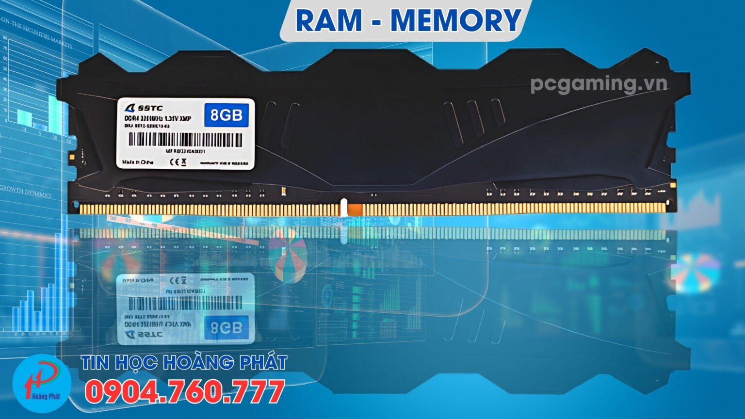 RAM PC SSTC 16Gb bus 3200MHz – Tăng Tốc Đa Nhiệm, Tối Ưu Hiệu Năng Máy Tính